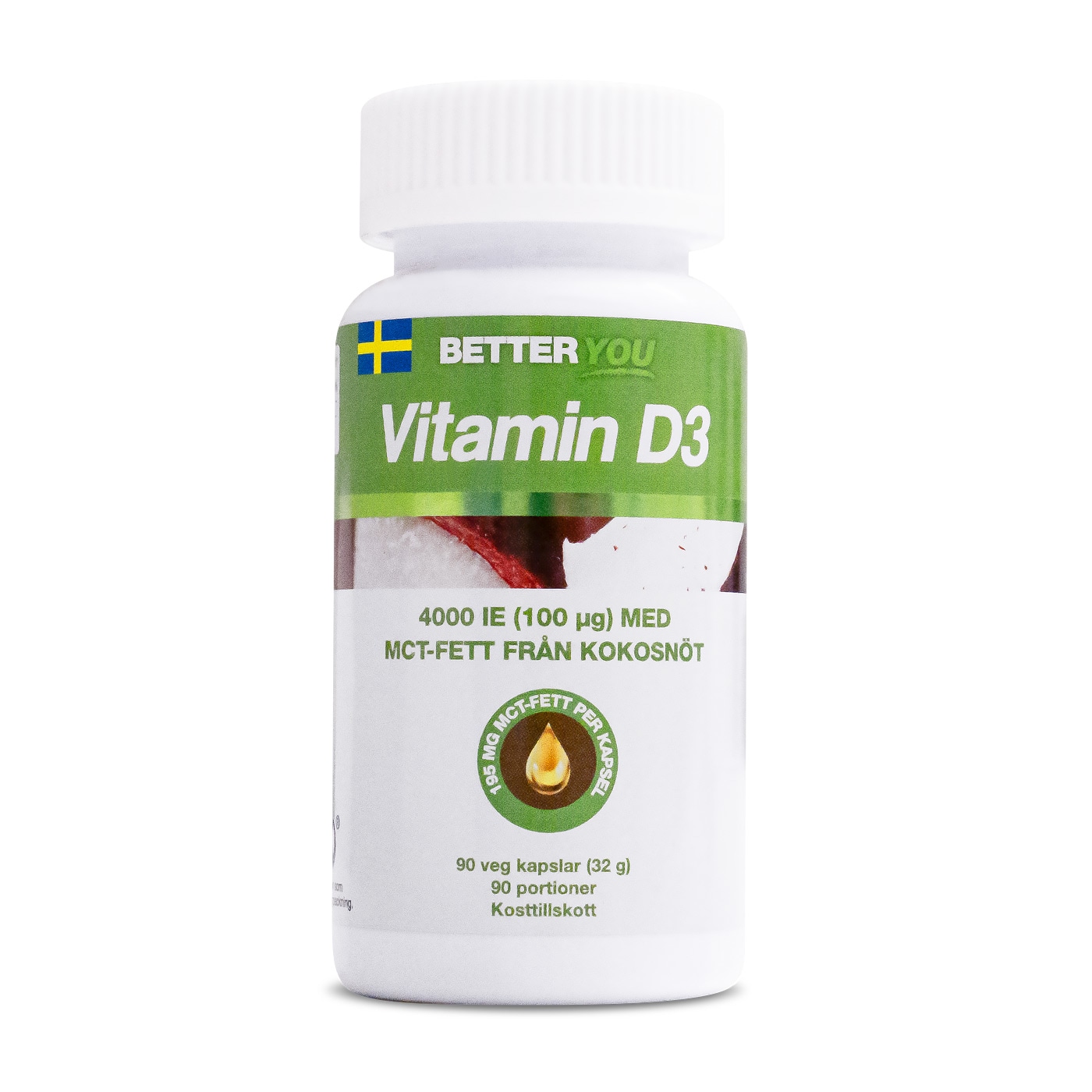 Vitamin D3 4000 IE + MCT-FETT
